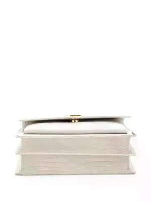 Saint Laurent Sunset Crocodile Embossed Leather Medium Crossbody Bag