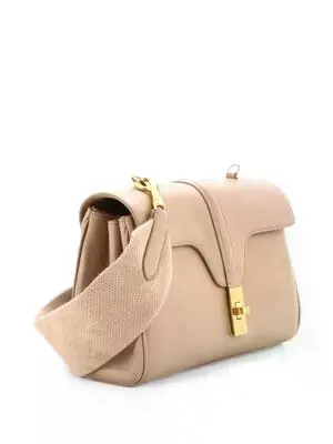 Celine Soft 16 Bag Smooth Calfskin Shoulder Bag - Neutrals