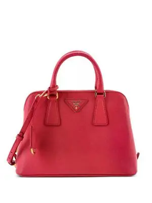 Prada Saffiano Leather Small Satchel - Pink