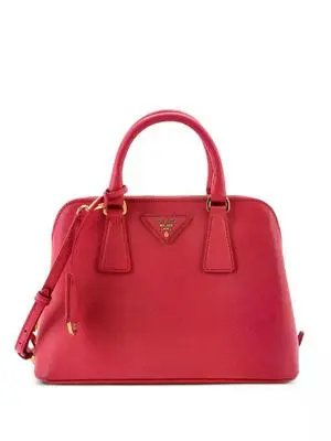 Prada Prada Saffiano Leather Small Satchel Pink