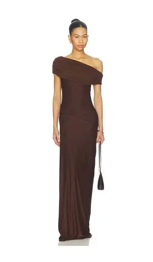 DEME BY GABRIELLA The Katya Dress - Brown