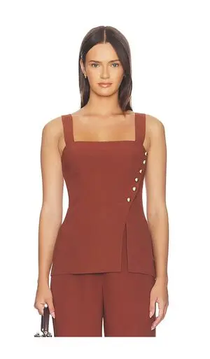 Amanda Uprichard Bernice Top In . Also - Brown
