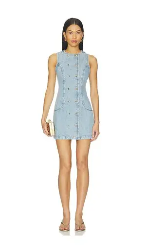 Retrofete Hanna Denim Dress - Blue