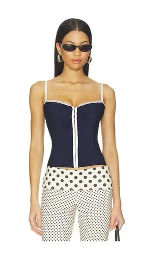 BELLA VENICE X Revolve The Caroline Corset In . Also - Navy