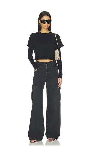 AGOLDE Romily Tee In . Also