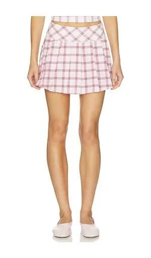 ASTORIA Micro Pleated Skirt In . Also - Pink