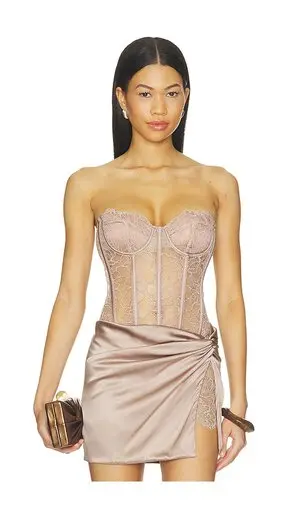 Retrofete Gale Bodysuit In . Also - Neutral