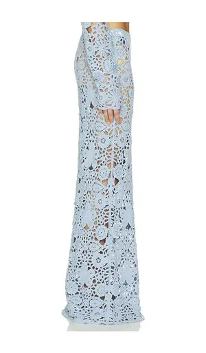 SNDYS. Tala Crochet Maxi Skirt