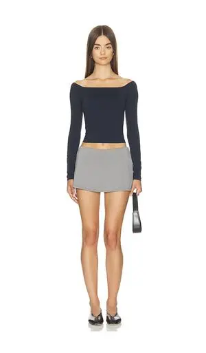 Free People Intimately Round Two Off The Shoulder Top - Black