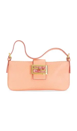 FWRD RENEW Fendi Baguette Pochette Shoulder Bag - Peach