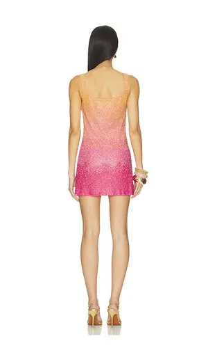 OCEANUS Sofia Hand Beaded Party Dress