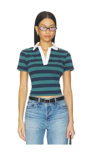 Good American The Easy Polo Top In . Also - Multi