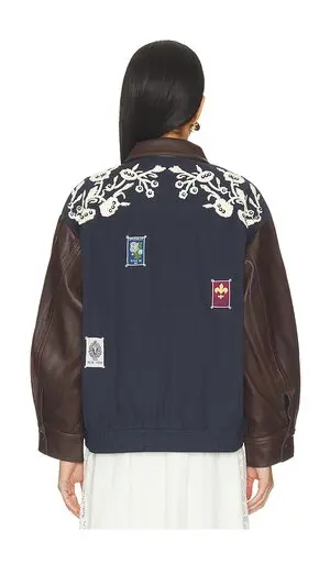 Sea Georgie Sportswear Embroidered Jacket - Navy