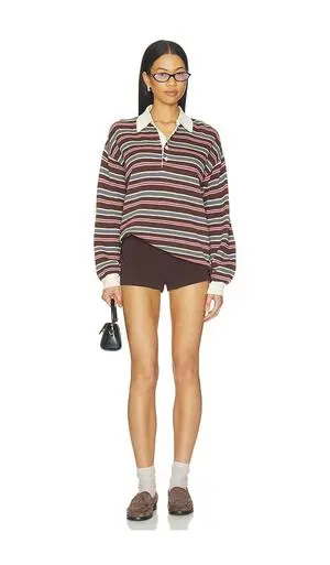 The Upside Wonder Knit Polo Top In . Also