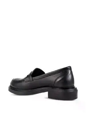SERGIO MORETTI FIRENZE Leather Penny Loafers