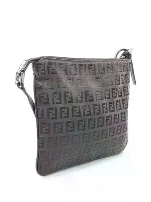 Fendi 2010s Zucchino Shoulder Bag - Brown