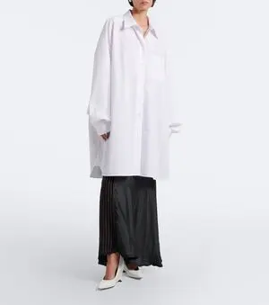 MAISON MARGIELA Oversized Cotton Poplin Shirt