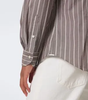 SLOWEAR Striped Cotton Shirt