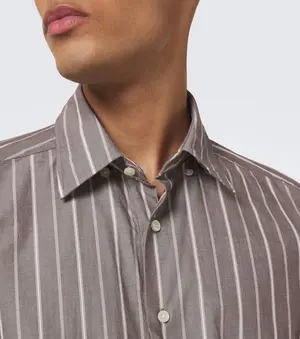 SLOWEAR Striped Cotton Shirt