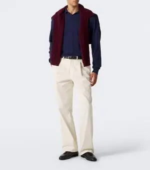 Rubinacci Cotton Polo Sweater