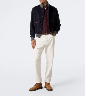 Brunello Cucinelli Suede Lace-up Boots
