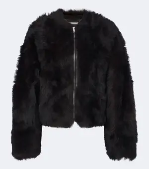 Nour Hammour Dianne Shearling Jacket - Brown