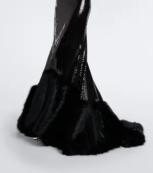 David Koma Sequined Gown