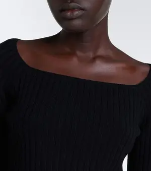 Gucci Ribbed-knit Wool And Cashmere Sweater