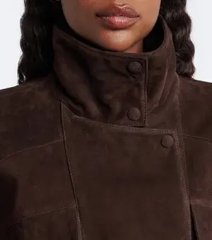 Nour Hammour Suede Blouson Jacket