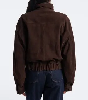 Nour Hammour Suede Blouson Jacket