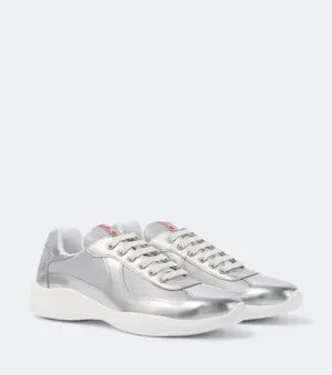 Prada America's Cup Sneakers - Silver