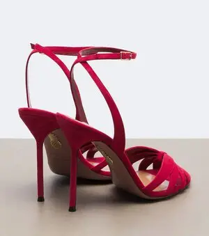 AQUAZZURA Soulmate Suede Sandals