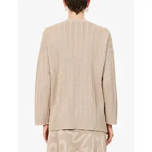 YASMINA Q Raye Oversized Knitted Top