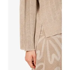 YASMINA Q Raye Oversized Knitted Top