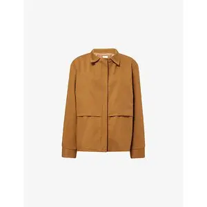 THE DROPPED COLLECTION Drawstring Cotton Jacket - Camel