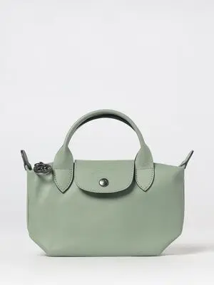 Longchamp Le Pliage Xtra Leather Handbag With Removable Strap - Sage