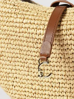 COCCINELLE C-me Crochet Raffia Bag