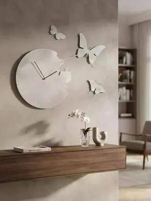 DOMENICONI Butterfly-detail Wall Clock