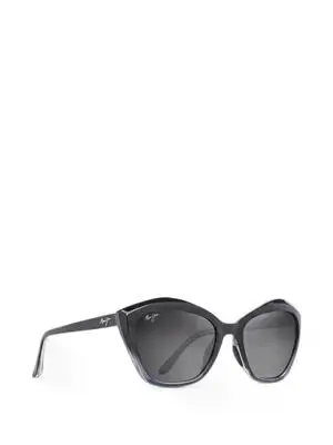 Maui Jim Lotus Geometric Frame Sunglasses