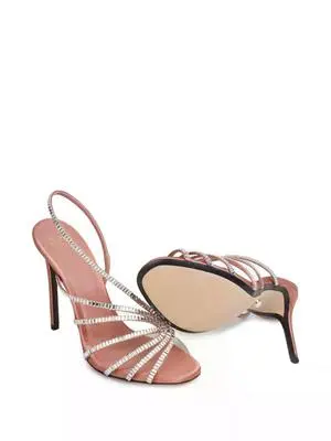 ALEVI MILANO Crystal-embellished Slingback Sandals