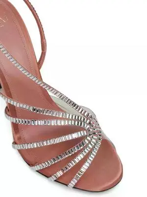 ALEVI MILANO Crystal-embellished Slingback Sandals