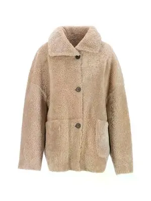 ARMA Isabella Reversible Shearling Jacket - Neutrals