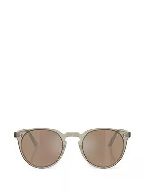 Oliver Spencer O'malley Round Frame Sunglasses