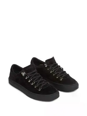 Diemme Marostica Suede Lace-up Sneakers - Black