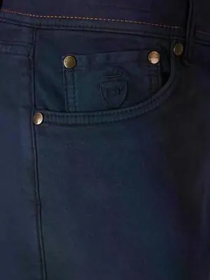 RICHARD J. BROWN Milano Logo-patch Straight-leg Jeans