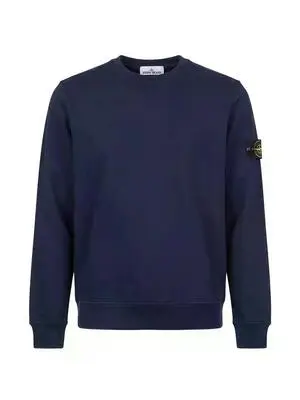 Stone Island 6100049 Brushed Organic Cotton Fleece Sweatshirt