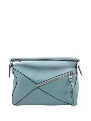 Loewe Small Calfskin Puzzle Satchel - Blue