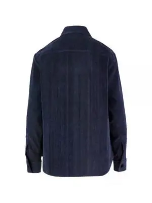 F.IT Corduroy-effect Pocket-detail Shirt