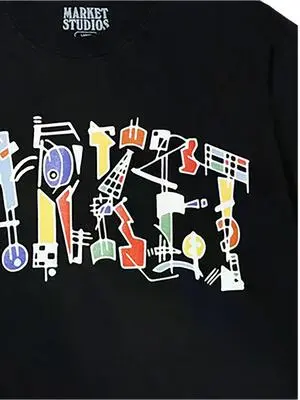 MARKET Work Of Arc Graphic-print T-shirt
