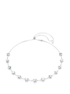 SWAROVSKI Chroma Star-motif Crystal-embellished Necklace - Silver